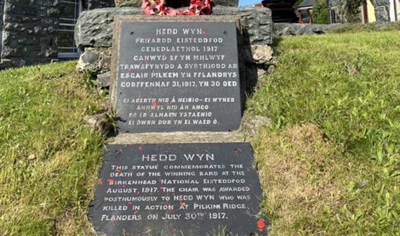 Anger as memorial to poet Hedd Wyn is vandalised | cambrian-news.co.uk