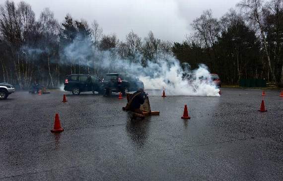 Bodyguards display skills at Longmoor | petersfieldpost.co.uk